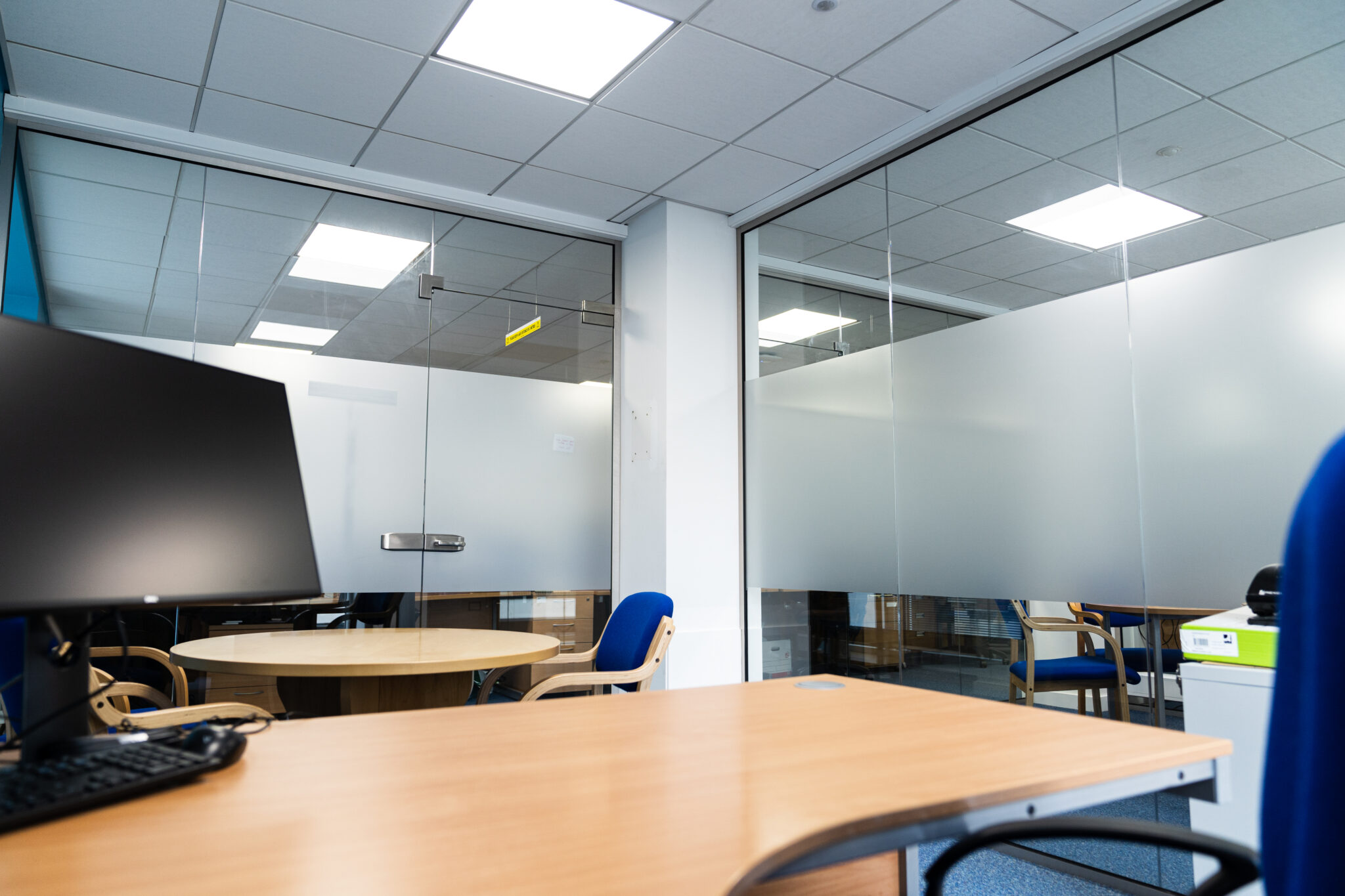 Glass Internal Partitions - Essential Design Group | UK | London | Belfast