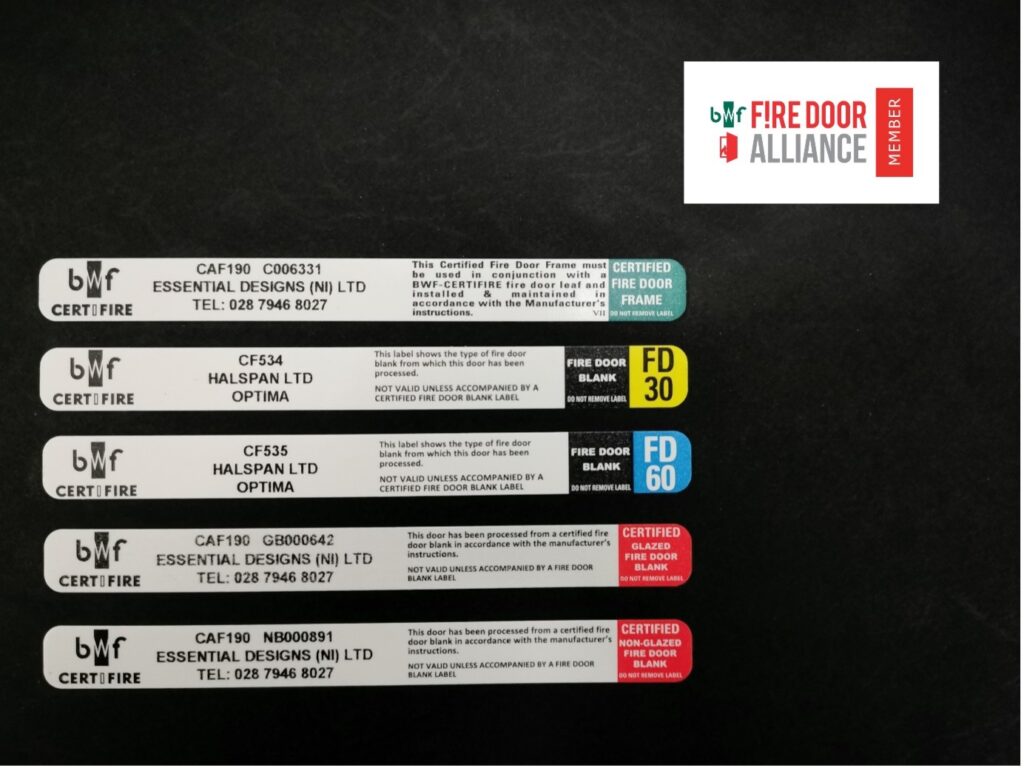 BWF Certificate | Essential Design Group | UK | London | Dublin | Belfast